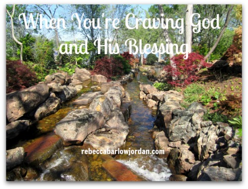 When You're Craving God and His Blessing